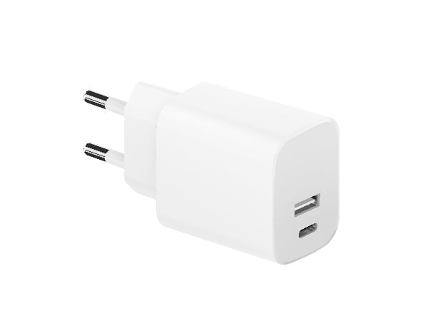Xwave H130 20w Brzi ZIDNI punjač za mobilne,tablete, usb-C usb-A ,Beli