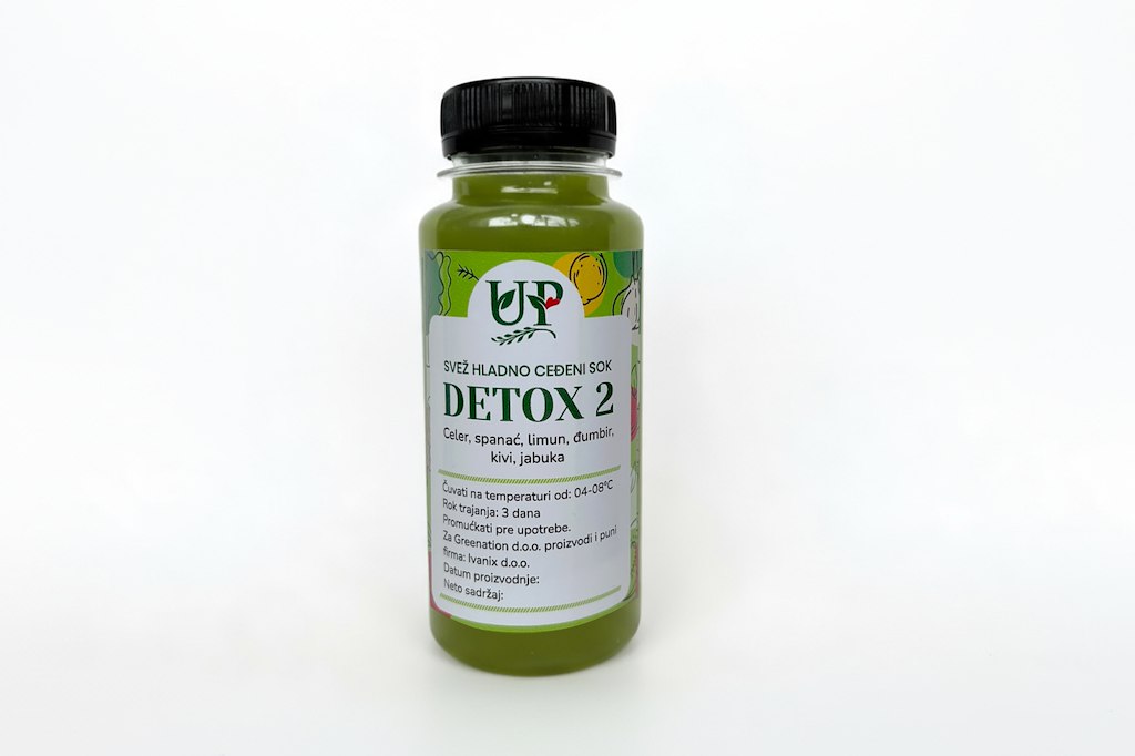 Sveži hladno ceđeni sok – DETOX 2 – 0.2l