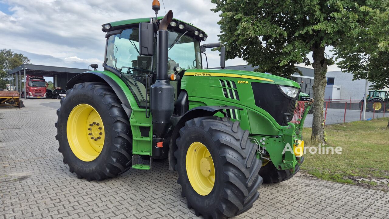 John Deere 6195R AP 50Kmh. Lucht, Fronthef PTO, TLS, HCS, AT-Ready traktor točkaš