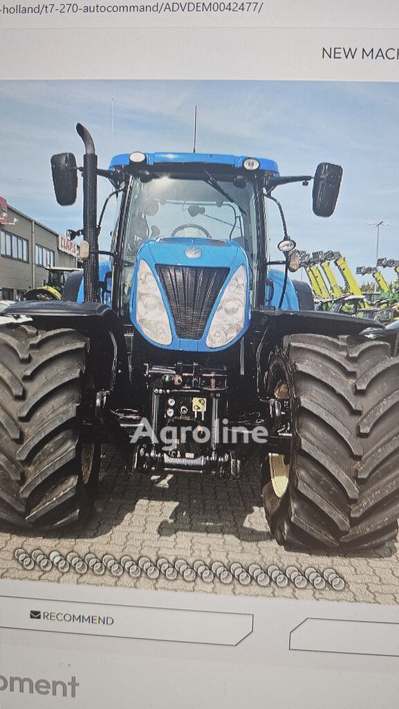 New Holland T7.270 traktor točkaš