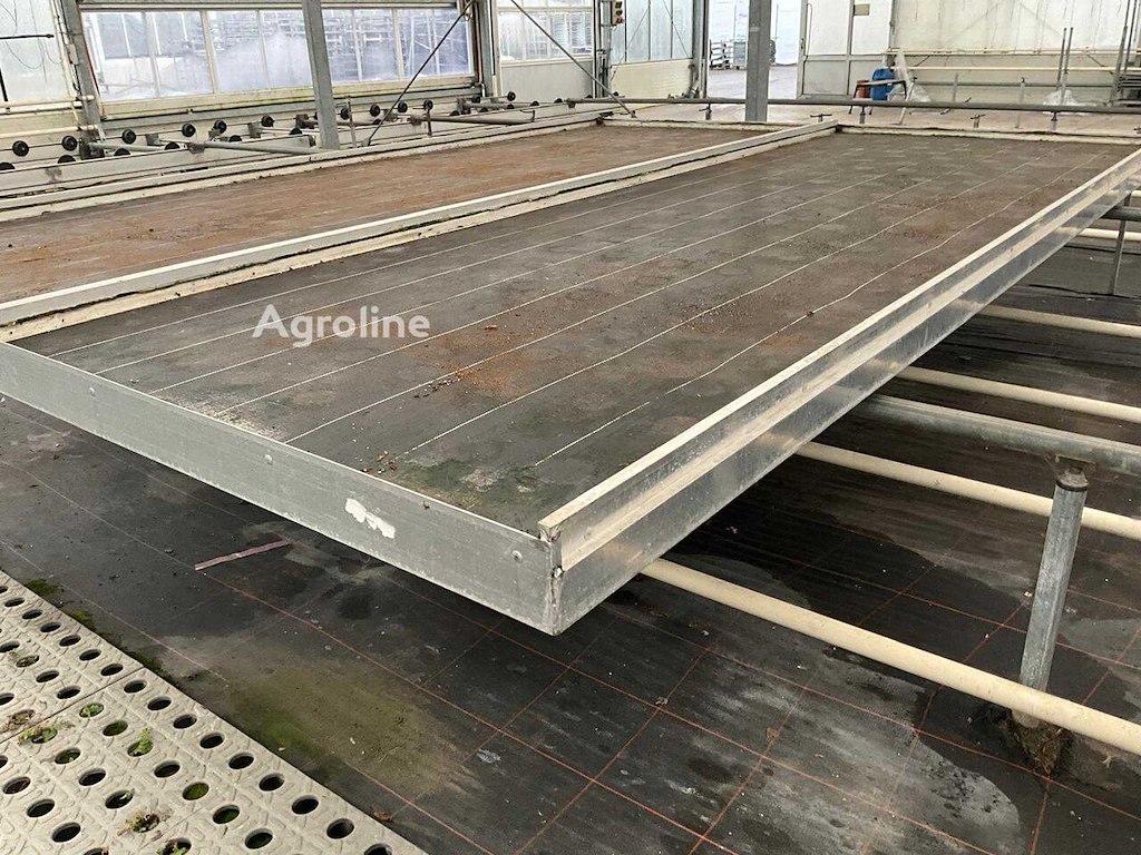 Prodaje se Aluminium kweektafel (4,50x1,63 mtr) (50x) hidroponsku jedinicu na aukciji