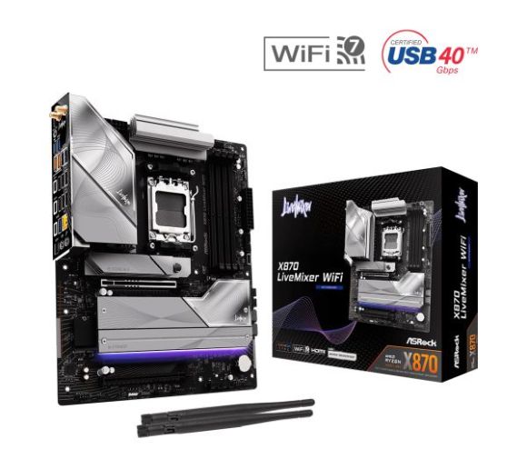 ASRock - MB AM5 ASRock X870 LIVEMIXER WIFI