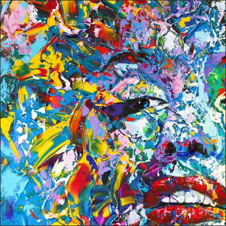 Merilin Monro, uramljena slika 50x50cm
