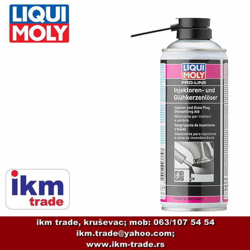 LIQUI MOLY Injektoren- und Glühkerzen-Löser 3312 – sprej za uklanjanje zapeklih dizni i svećica 400ml