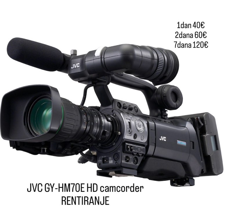 JVC GY-HM70E HD Camorder RENTIRANJE