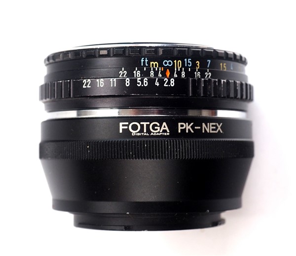 Vintage SMC Pentax-M 40mm f/2.8 PK/Sony e-Mount (Adapter)