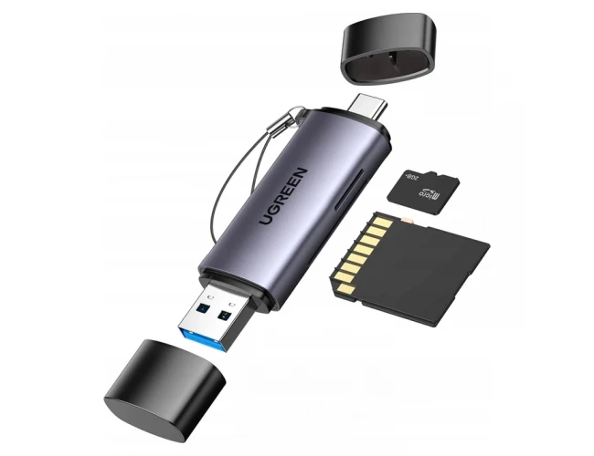 Ugreen (CM185) USB C na USB A čitač kartica