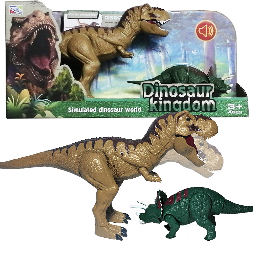 T-rex i triceratops set