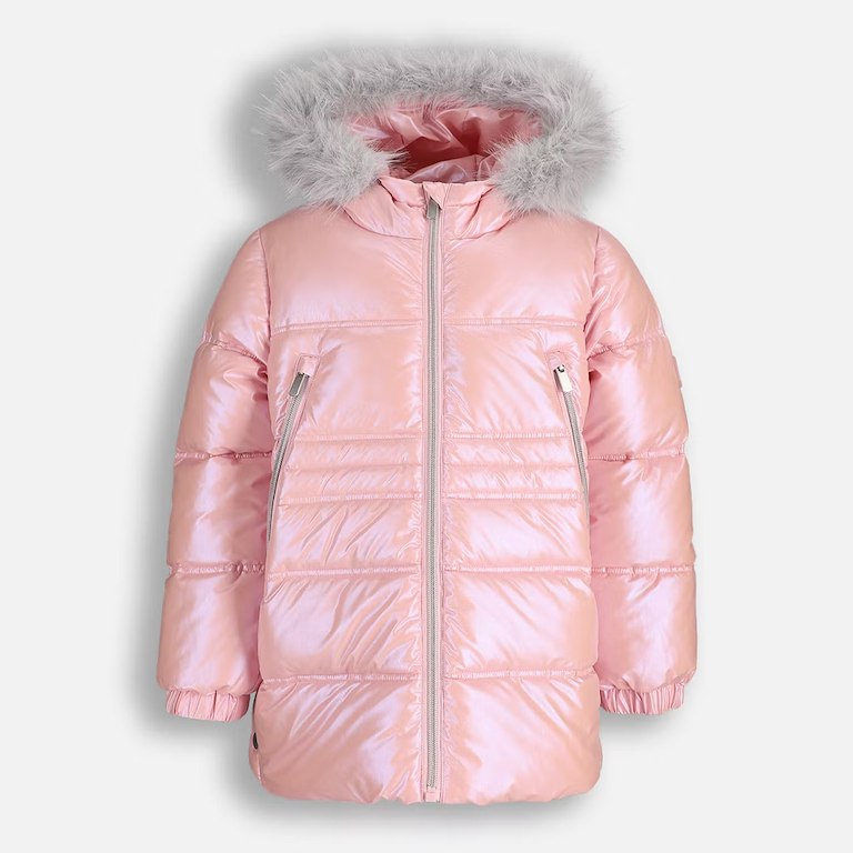 COCCODRILLO OUTERWEAR GIRL KIDS puder pink zimska jakna