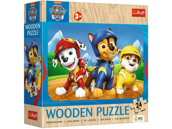 Drvena puzzla 24 dela Paw patrol