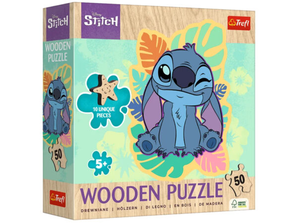 Drvena puzzla 50 delova Lilo&Stitch