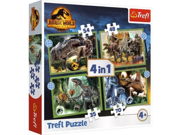 Puzzle 4u1 Dinosaurusi