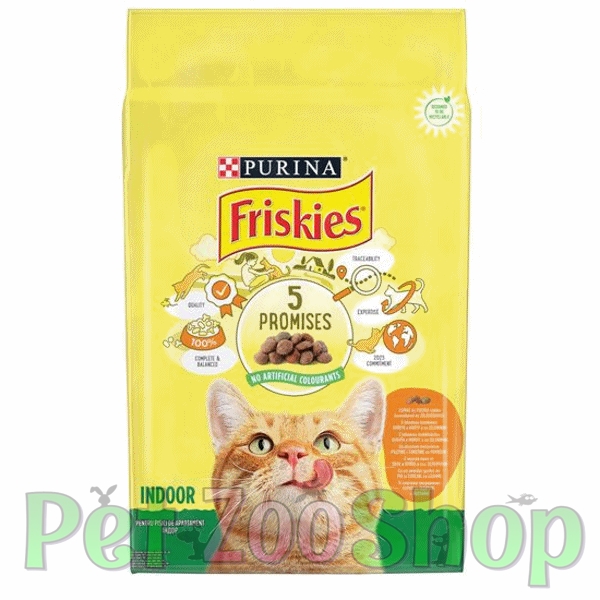 Friskies INDOOR Hrana za Mačke, piletina i povrće 10kg