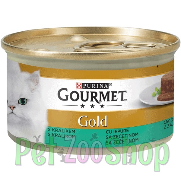Gourmet Gold Konzerva za Mačke Zečetina Pate 85g