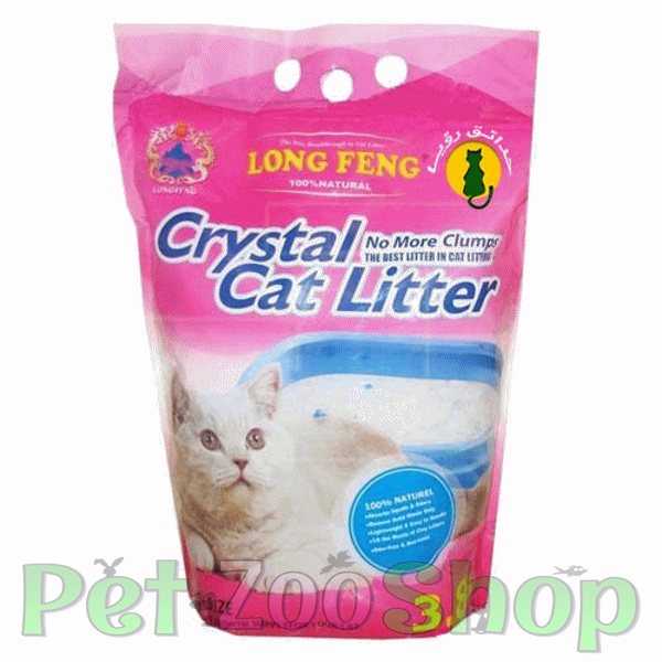 LONG FENG CRYSTAL LITTER – SILIKONSKI POSIP 3,8L