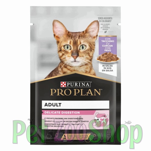 Purina Pro Plan Delicate Nutri Savour sos sa ukusom ćuretine 85g