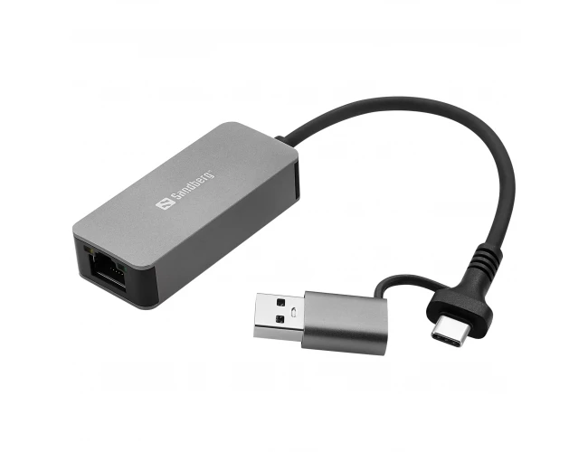 Sandberg (136-68) USB C/A (muški) na RJ-45 (ženski) adapter