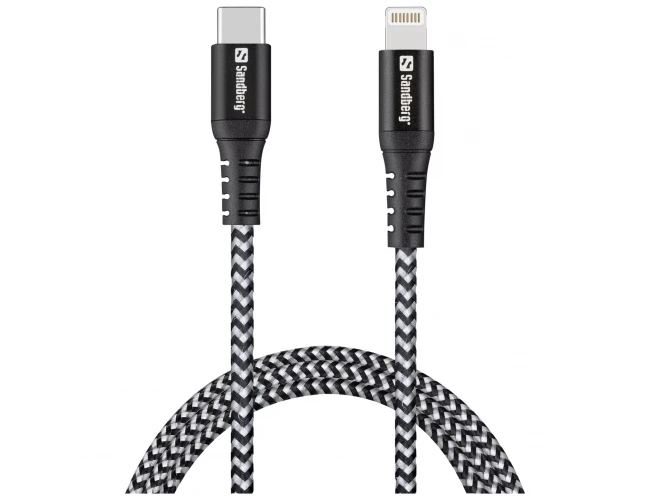 Sandberg (441-55) USB C (muški) na Lighting (muški) kabl 1m crni