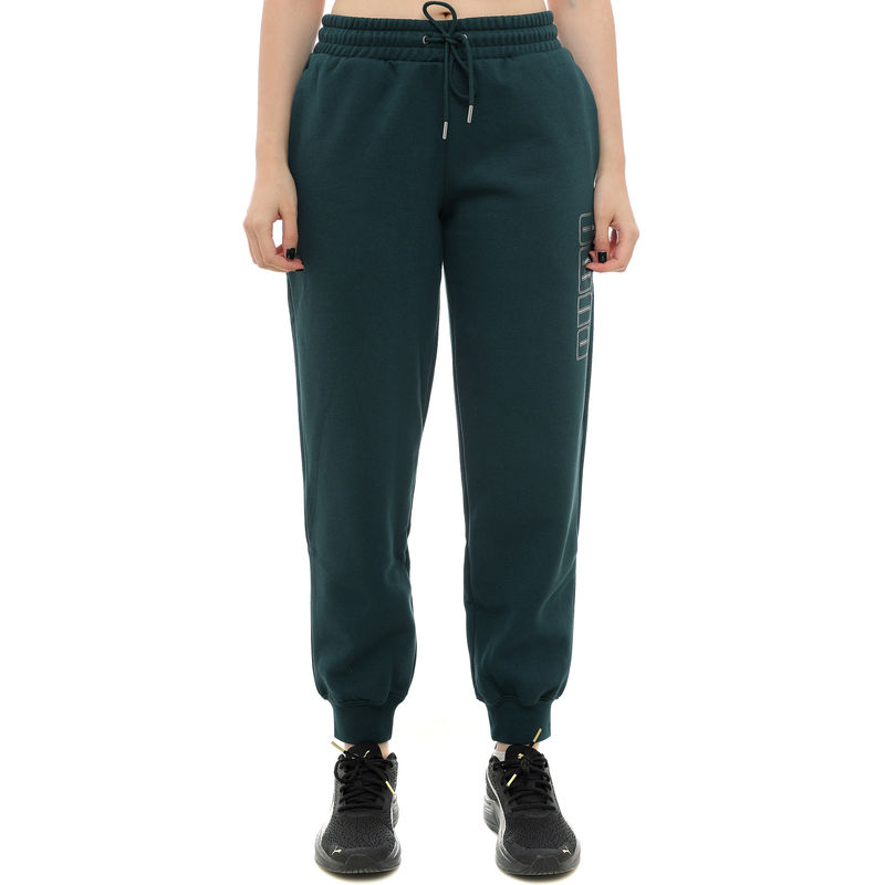 ŽENSKA TRENERKA DONJI DEO PUMA MAXIMAL METALLIC COMFORT SWEATPANTS FL