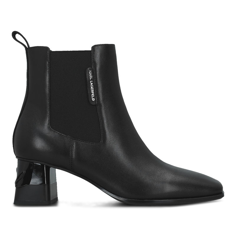 Ženske čizme sa štiklom Karl Lagerfeld Kayla ankle gore boot