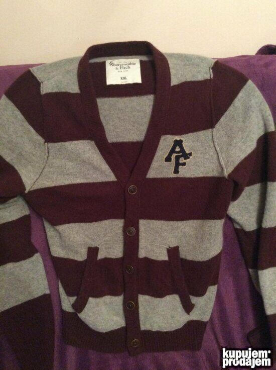 Original Abercrombie &Fitch dzemper L - XL 80% shur wolle 10%