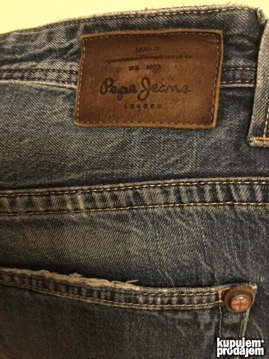 Original Pepe Jeans London 33 100% cotton Polustruk 45cm duzina