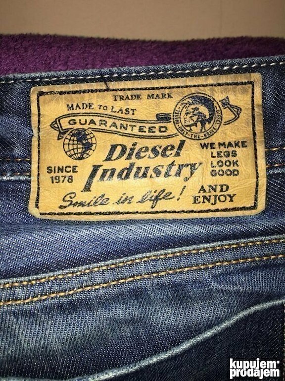 Original DIESEL farmerice 34 100% cotton Made in Italy Placene