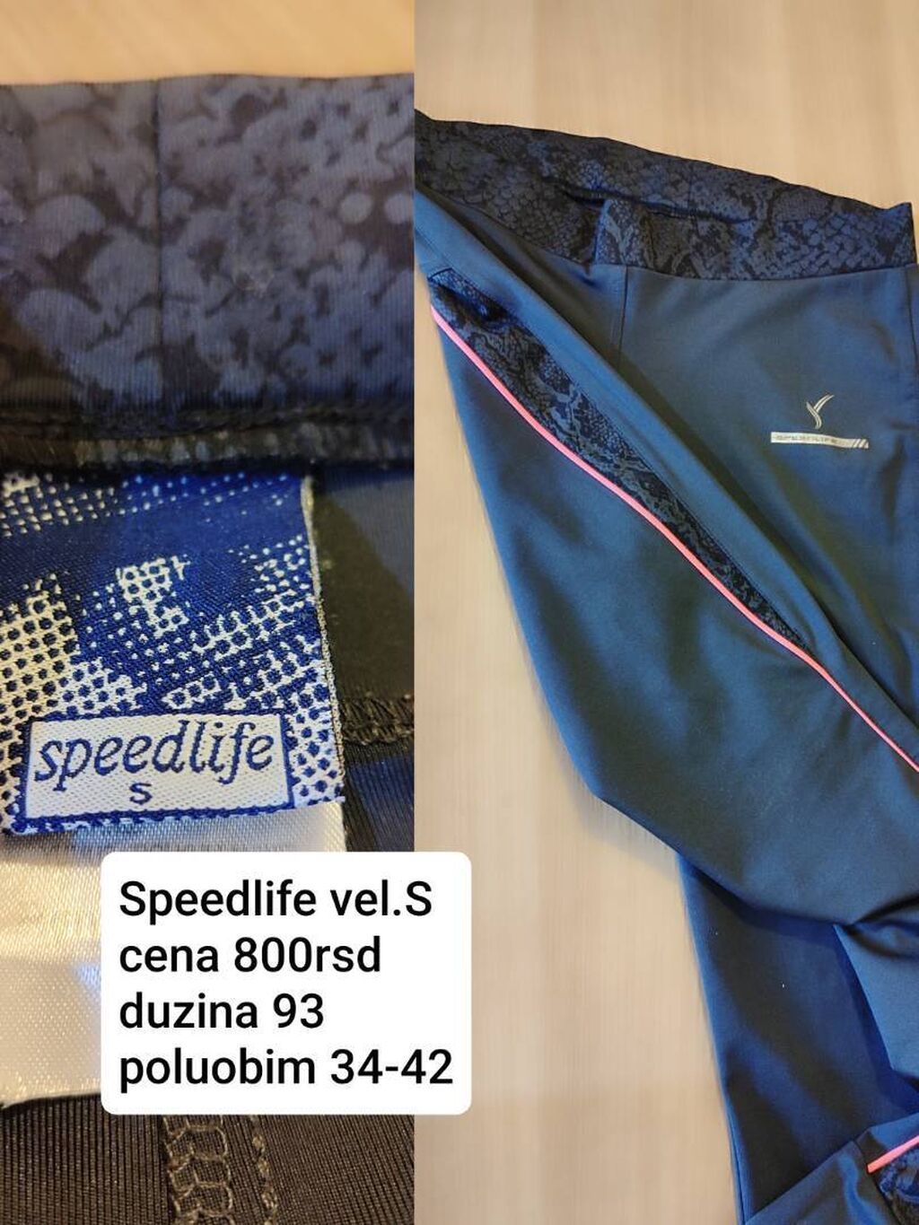 Speedlife sportske helanke – veličina S - Brend: Speedlife - Dužina