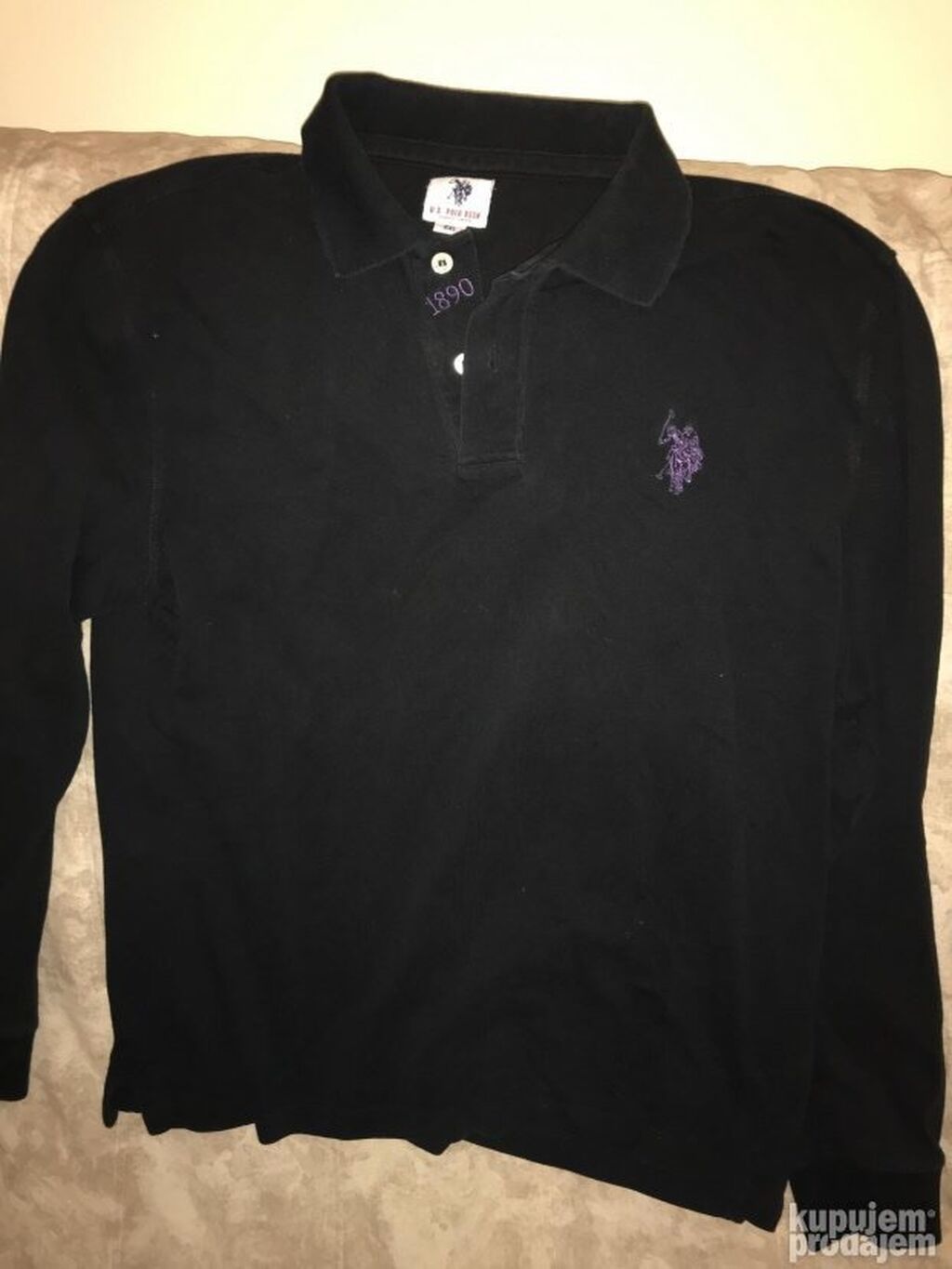 Original U. S. POLO ASSN duks XL KAO NOV 100% cotton Crna boja