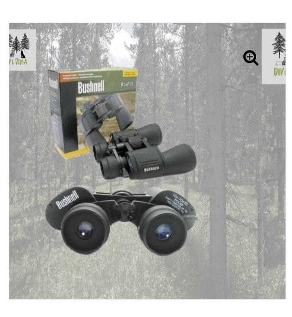 Dvogled Bushnell 20×50 Povećanje x objektiv (mm): 20 x 50 Poklopci
