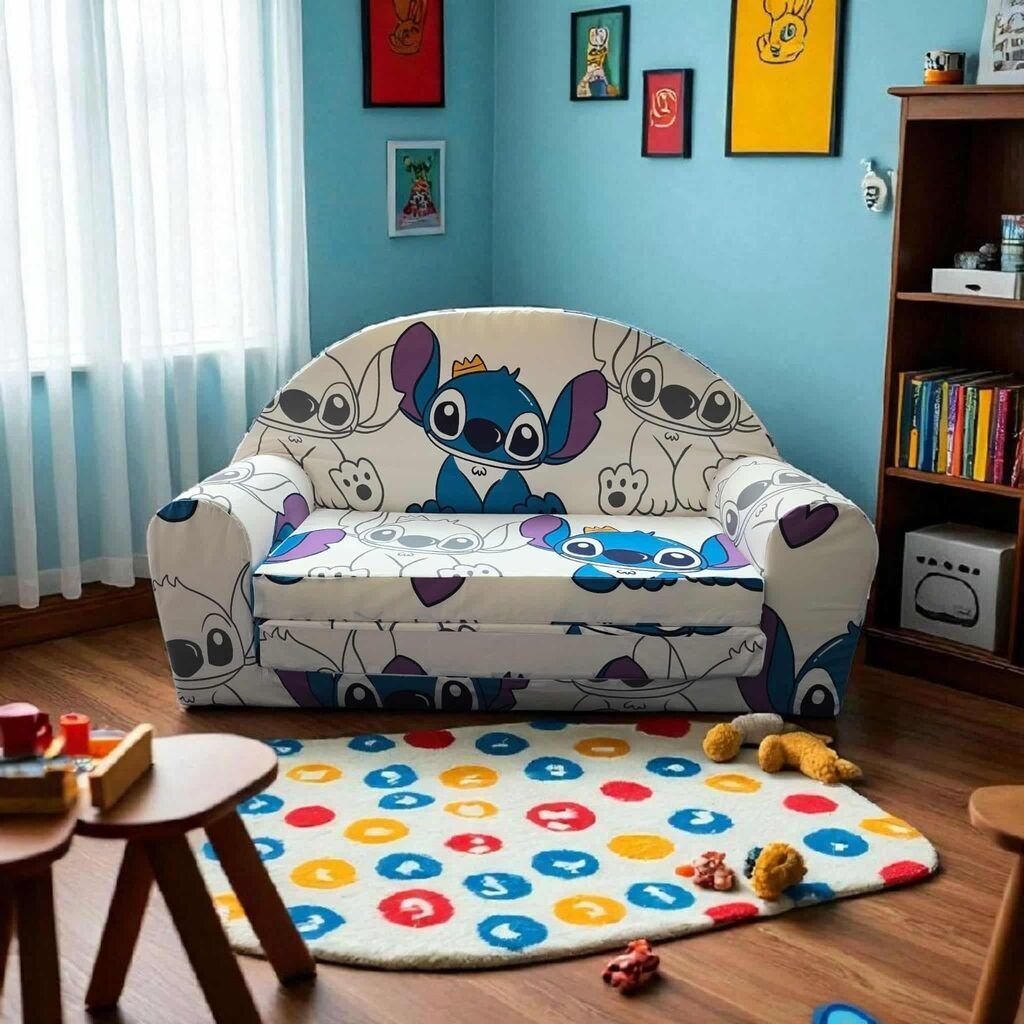Bambi sofa Sedeći deo 70x30cm Kada se rasklopi 70x100cm Sastav sundjer
