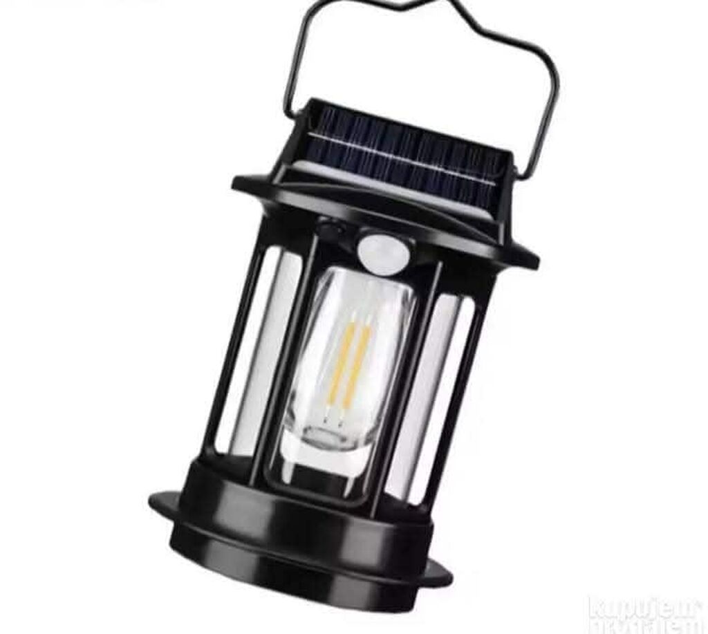 Solarni fenjer lampa sa 4 moda rada Cena: 2200din Solarni fenjer