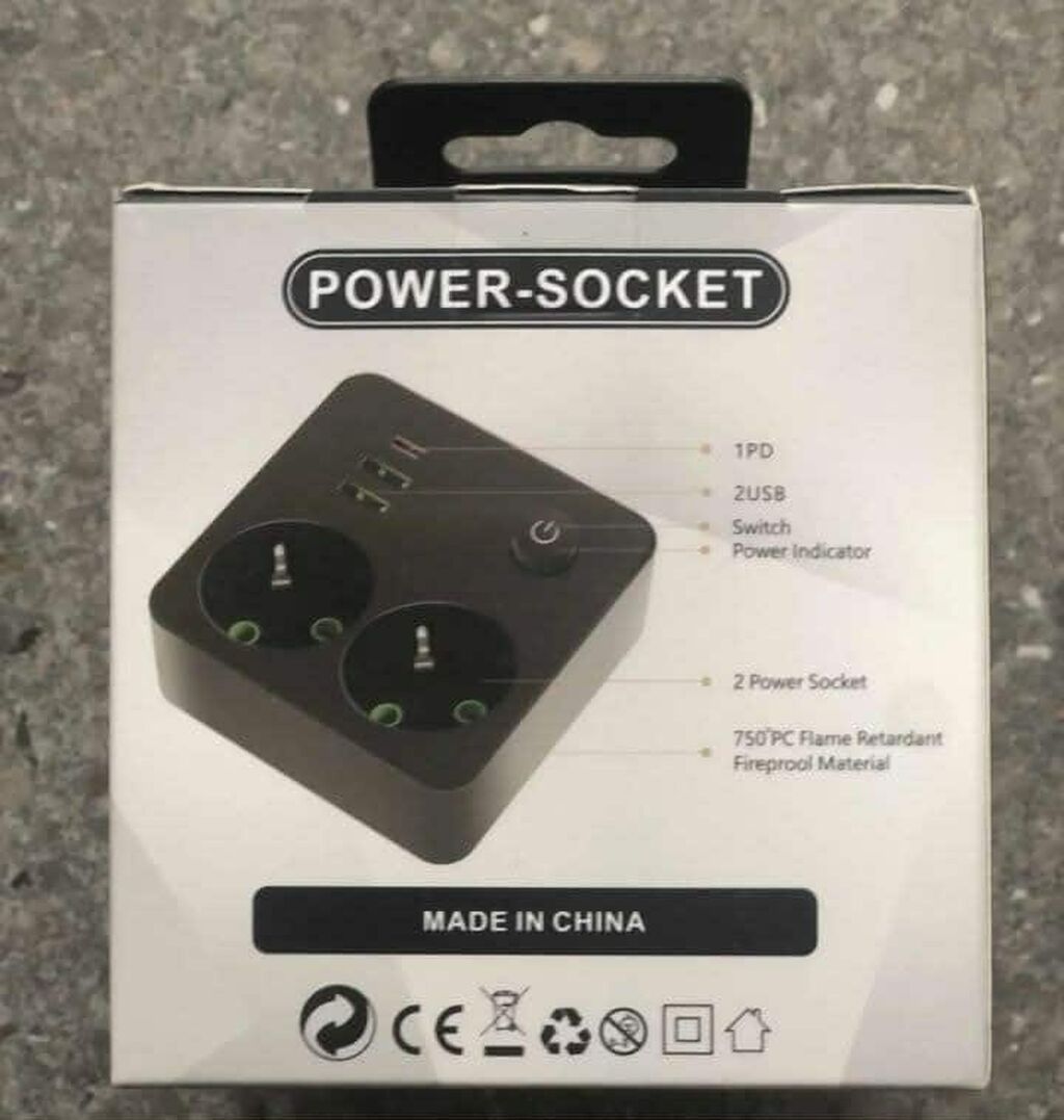 POWER-SOCKET – kompaktni zidni razdelnik sa USB/PD punjačima - 2