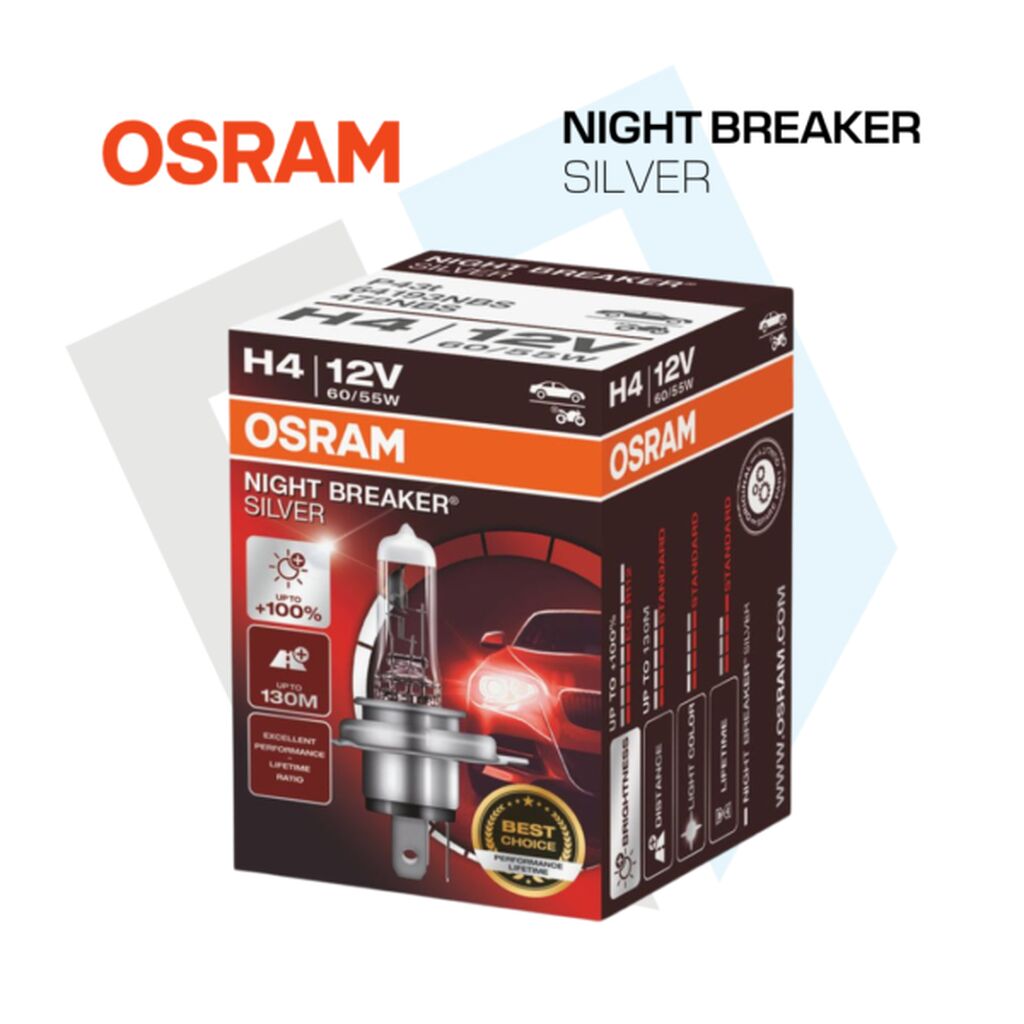 Sa NIGHT BREAKER SILVER, OSRAM nudi halogenu automobilsku lampu sa