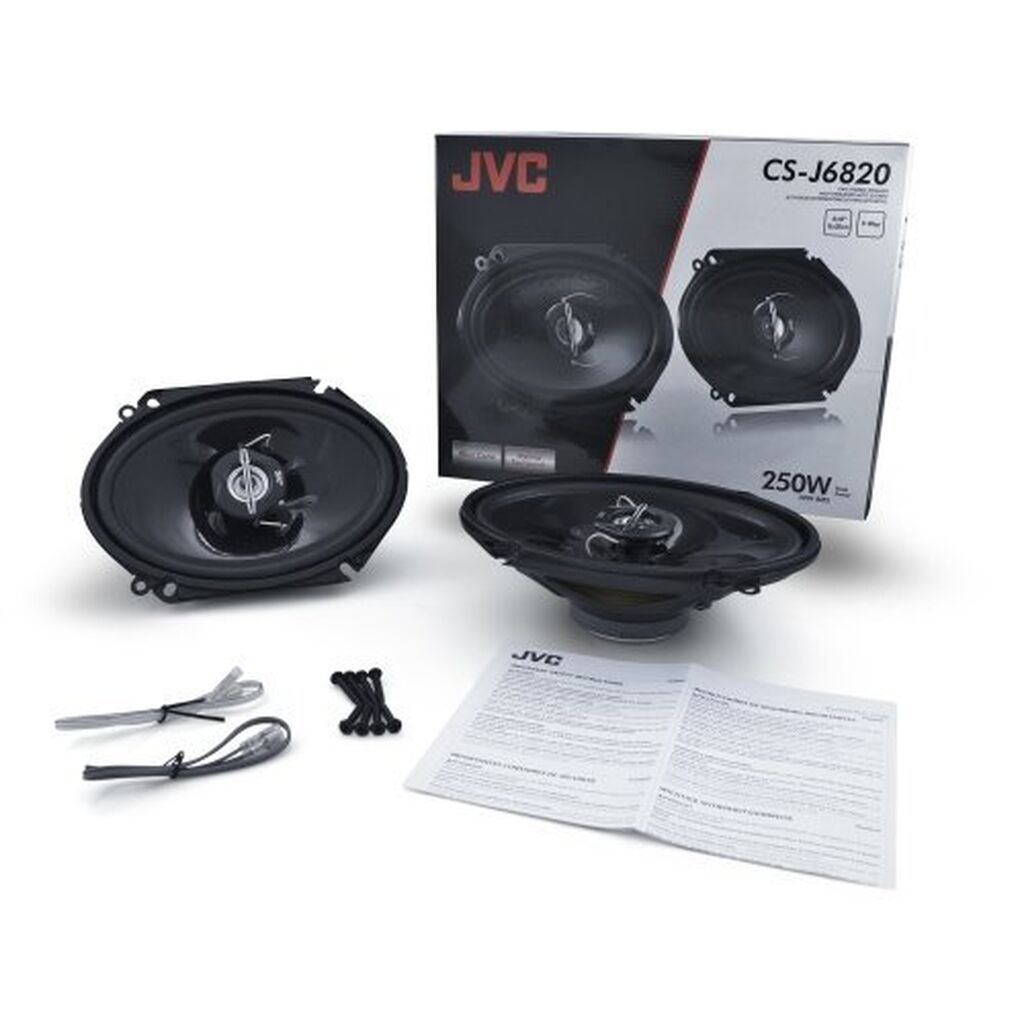 JVC CS-J6820 Auto zvučnici. Woofer veličine 15 x 20cm (6“ x 8“) sa