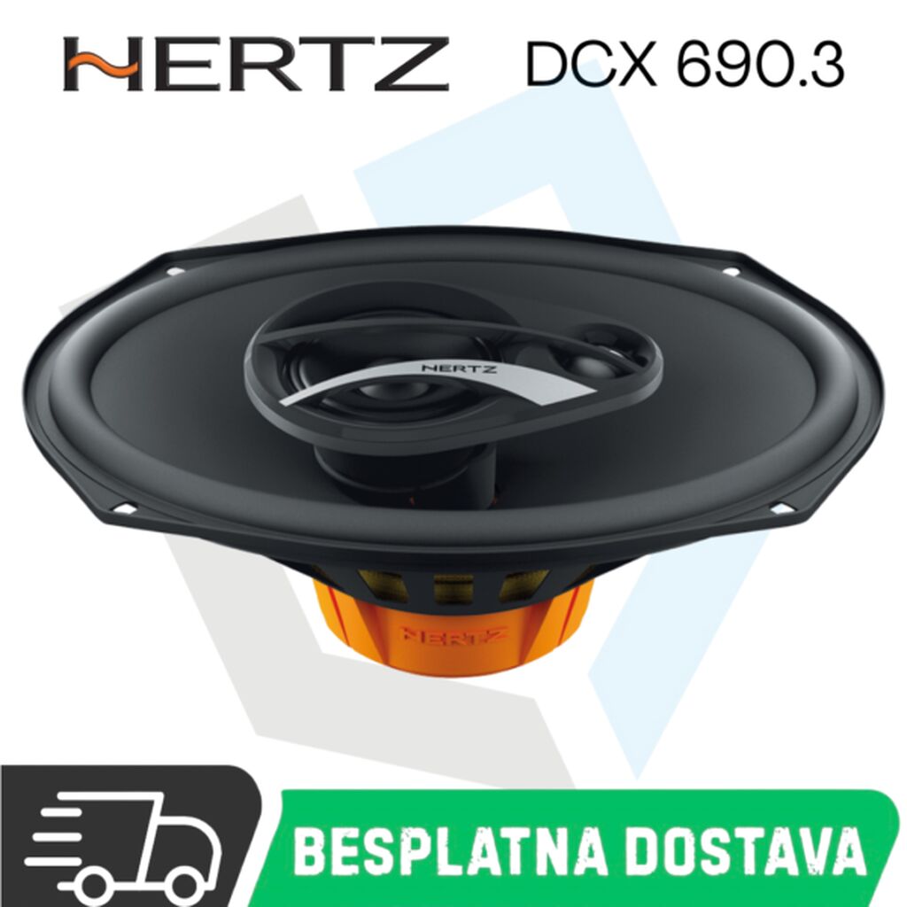 Trosistemski Koaksijalni | 180W | 6 x 9 in. | 4 Ohm Izuzetna