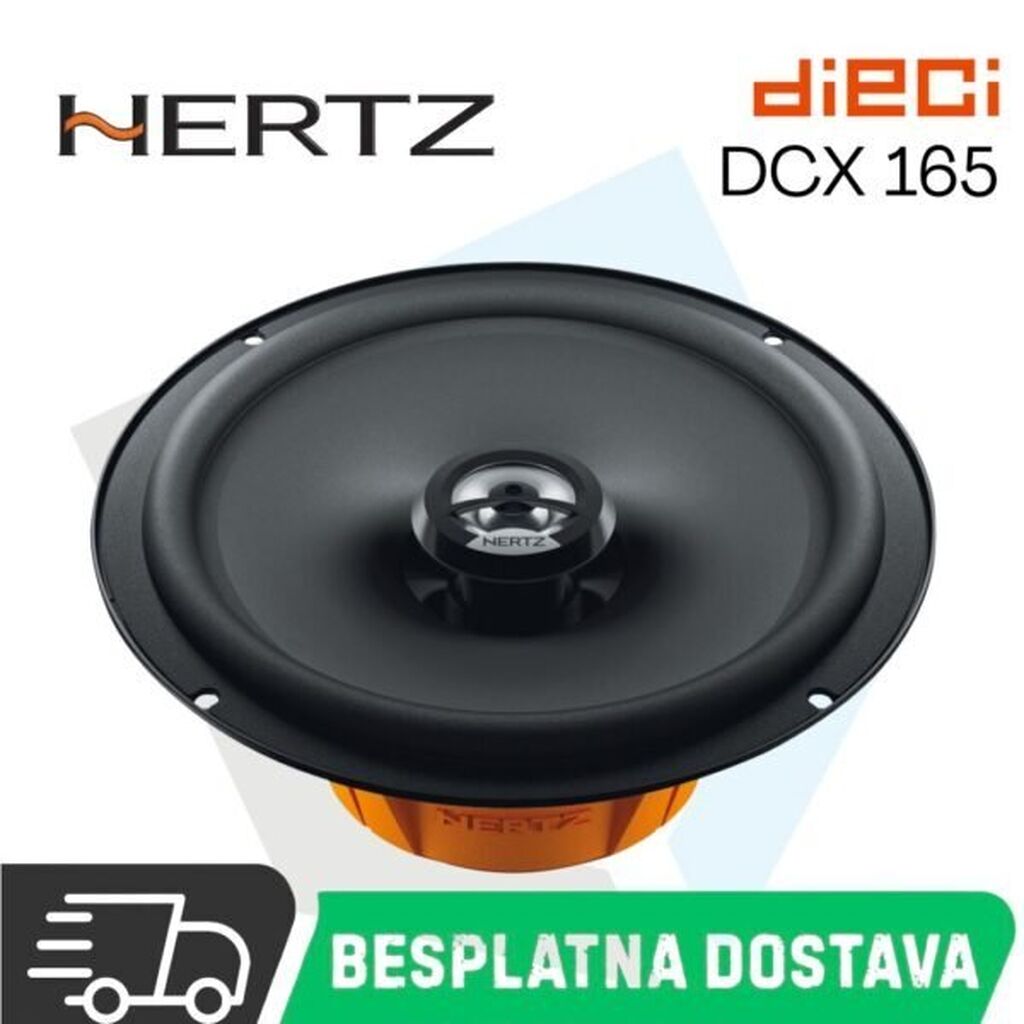 Technical specifications for HERTZ DIECI DCX 165.3 car speakers