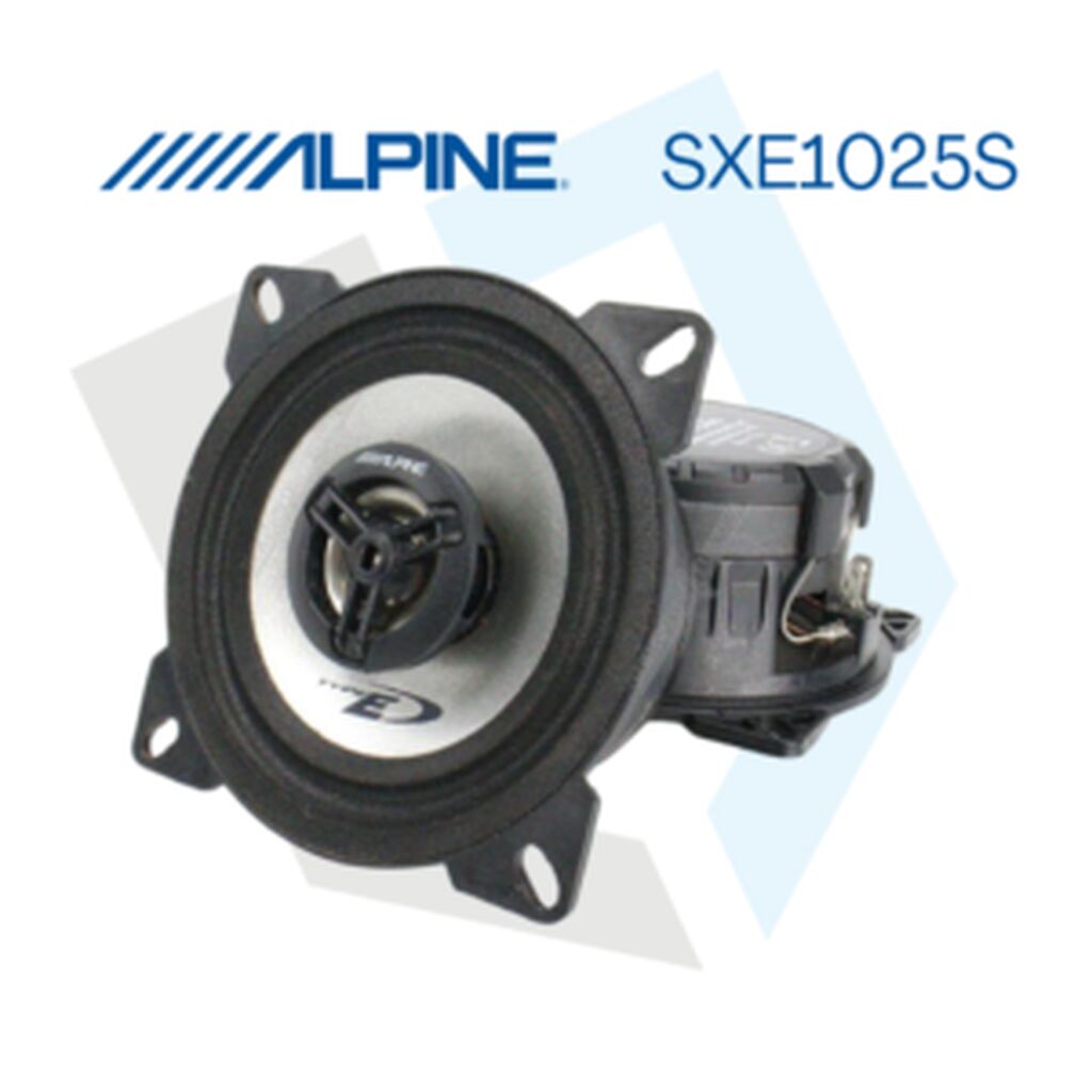 This page lists various 100mm car speakers from brands such as Alpine