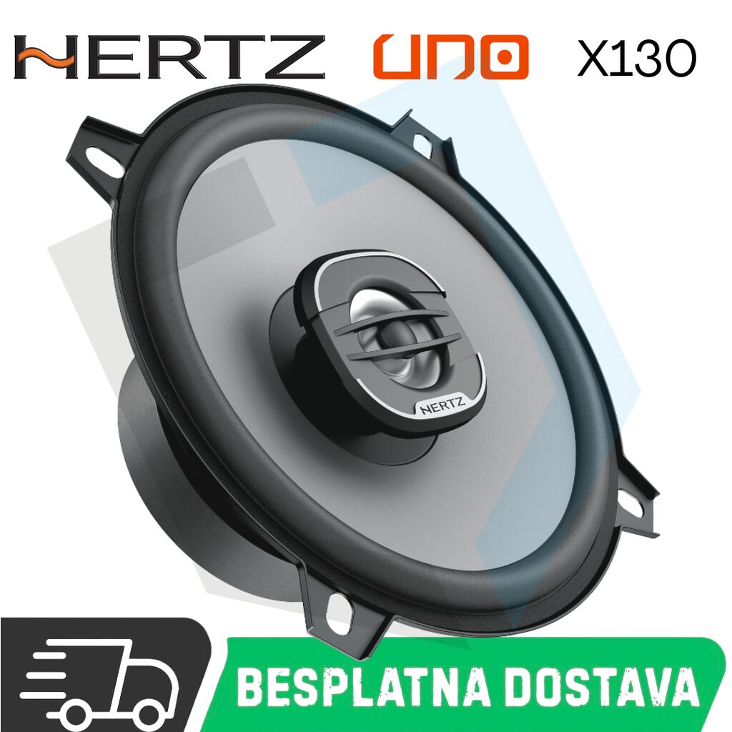 Hertz Uno X 130 5-inčni dvosmerni koaksijalni zvučnici imaju