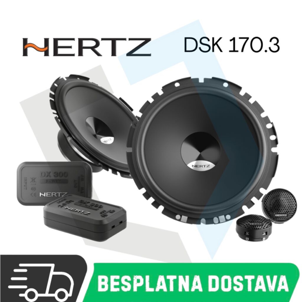 Dvosistemski Audio Sistem (plitki) | 160W | 170 mm | 4 Ohm * Izuzetan