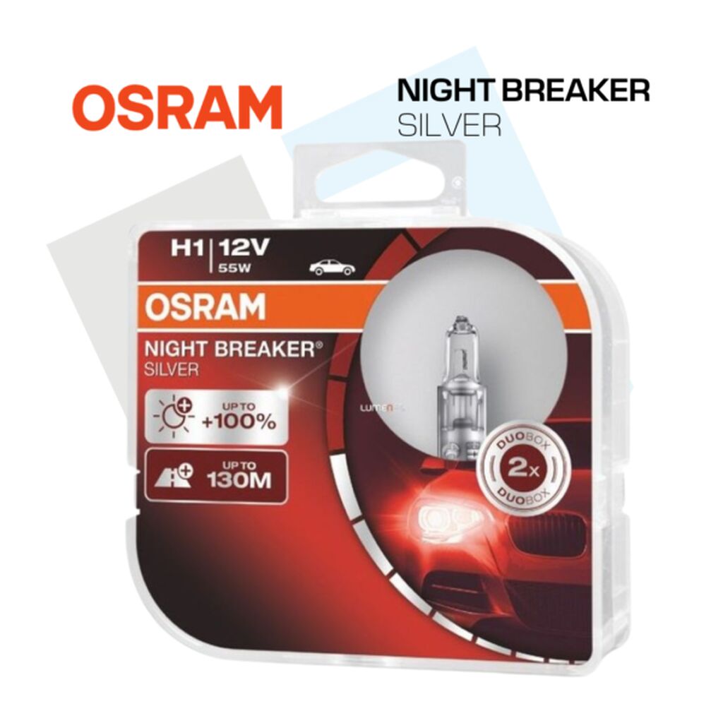 Sa NIGHT BREAKER SILVER, OSRAM nudi halogenu automobilsku lampu sa