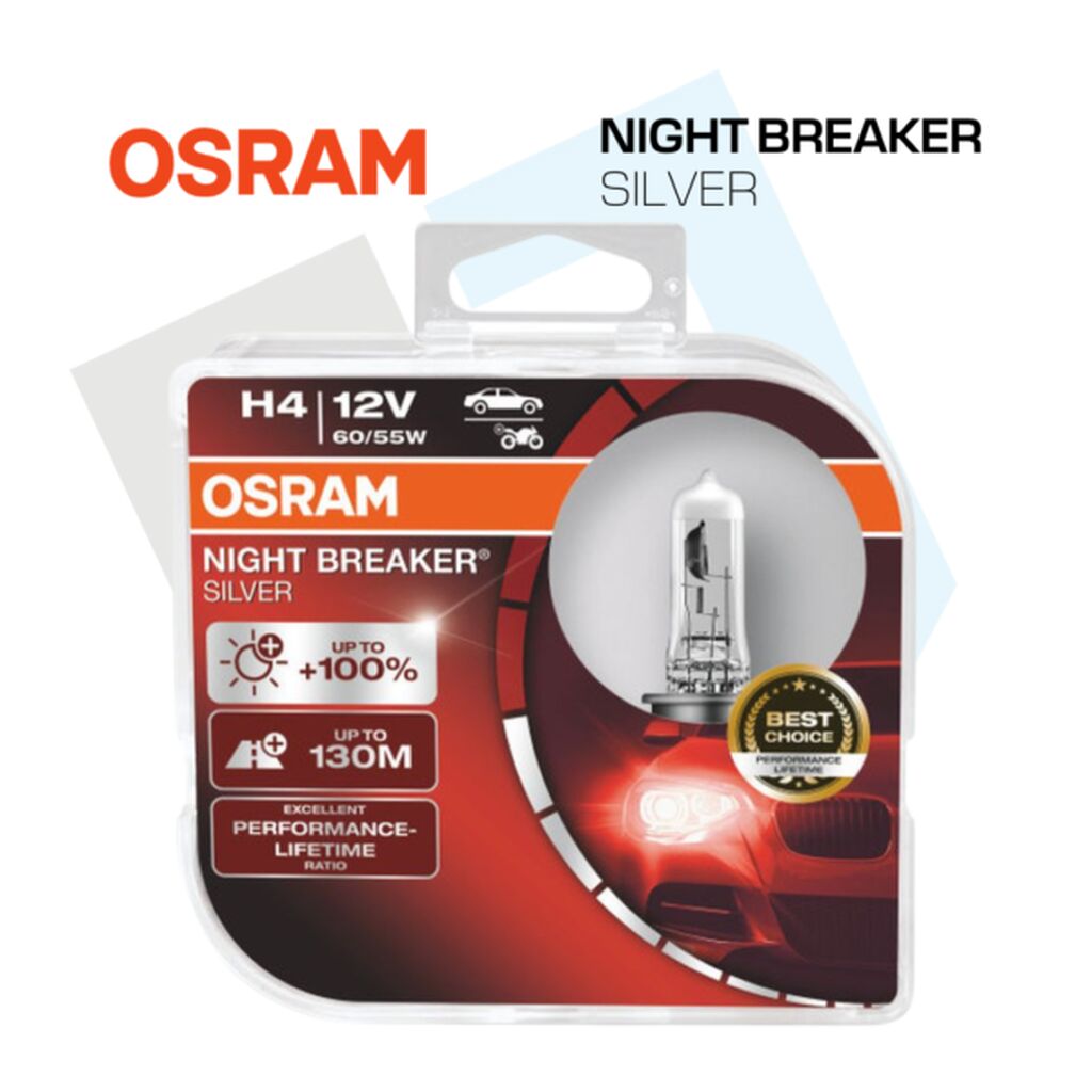 Sa NIGHT BREAKER SILVER, OSRAM nudi halogenu automobilsku lampu sa