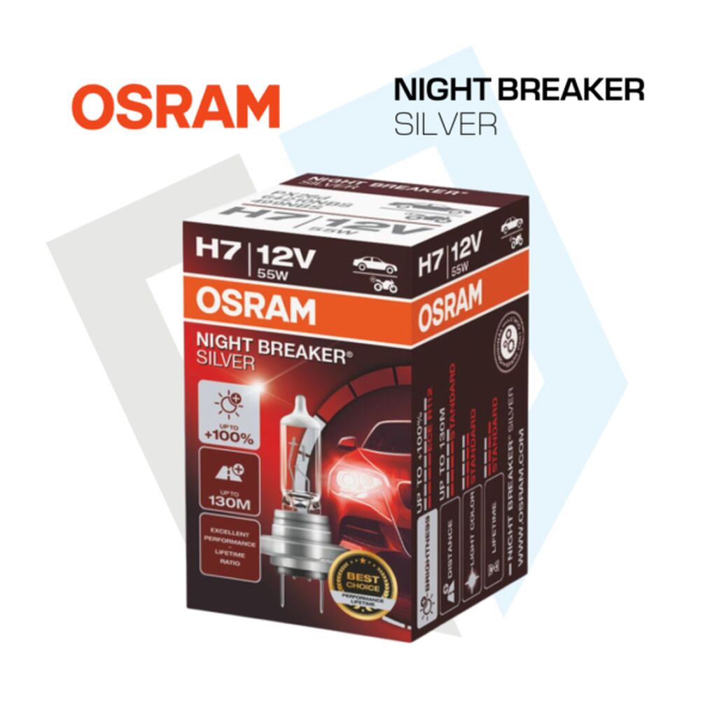 Sa NIGHT BREAKER SILVER, OSRAM nudi halogenu automobilsku lampu sa