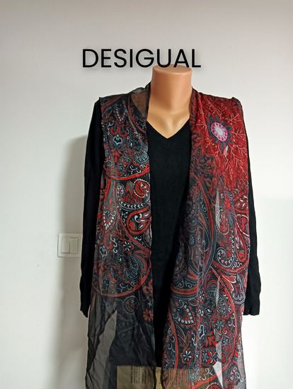 DESIGUAL crna bluza dzemper tanja vel XS