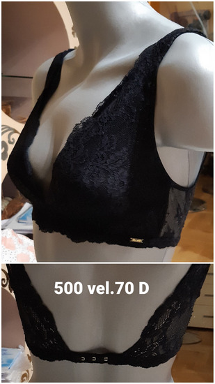 Ženski čipkani bralet ELLA.M 70D