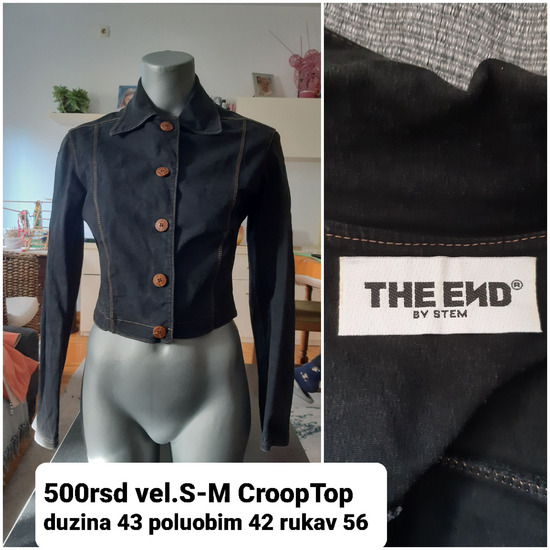 Kratka ženska jakna/crop top – THE END by STEM