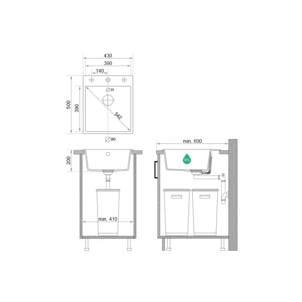 Kando sudopera RIGA 45 MYBKC-A0