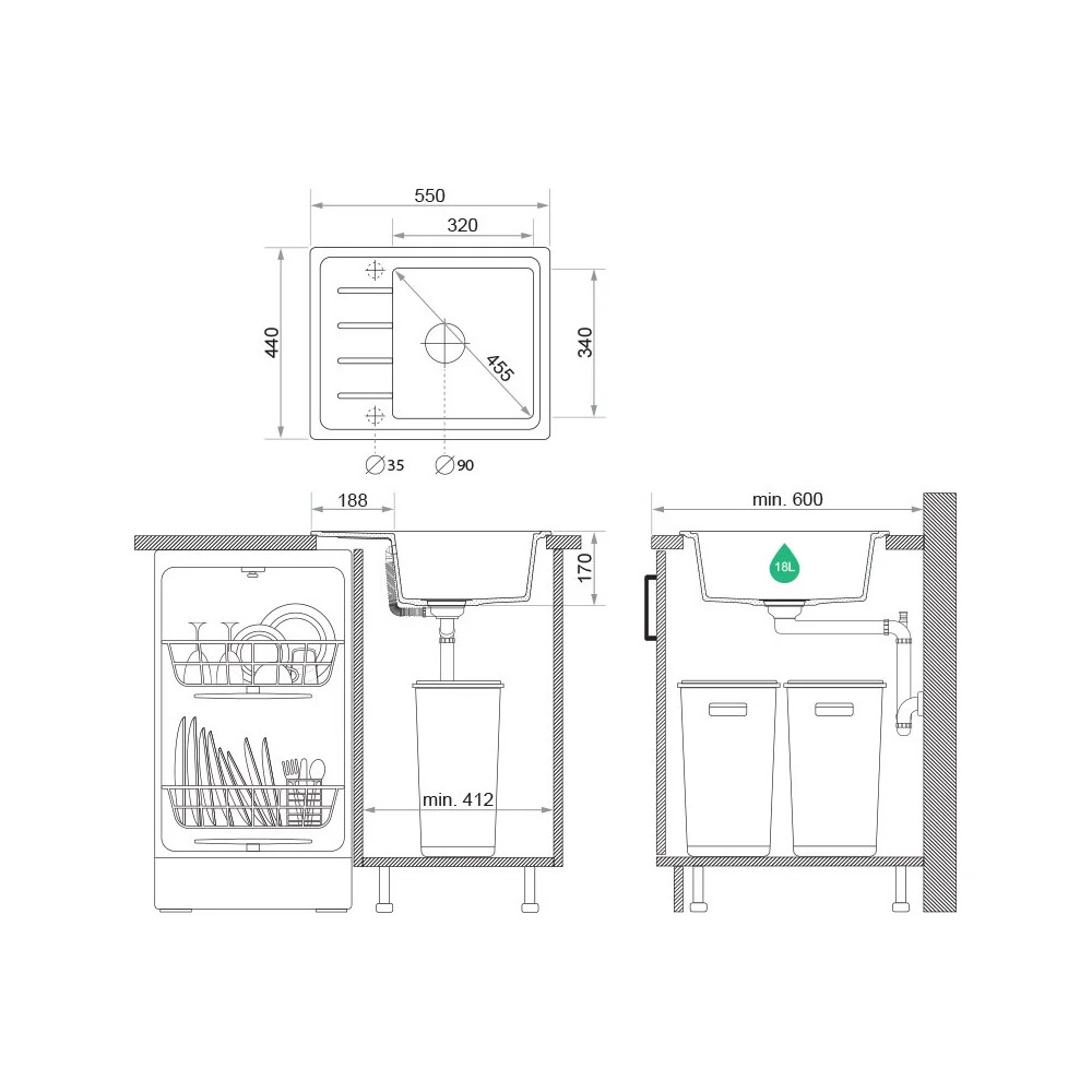 Kando sudopera COPENHAGEN 550-45 Easy MK5KW-X0