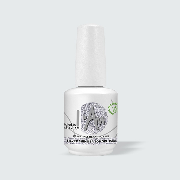 Završni sjaj za gel i gellak I.Am by BO "Silver Shimmer " 15ml