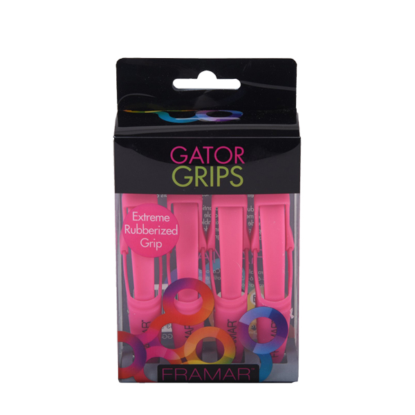 Framar gumirane šnale za kosu Gator Grips Pink
